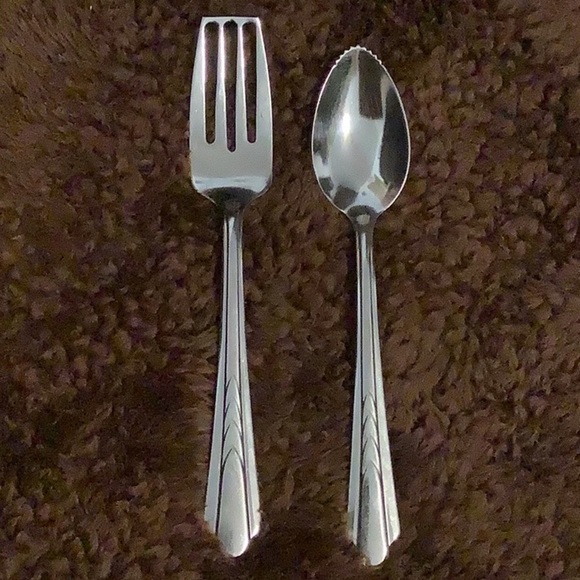 Ecko Unlimited | Dining | Ekco Stainless Grapefruit Spoon Sardine Fork | Poshmark